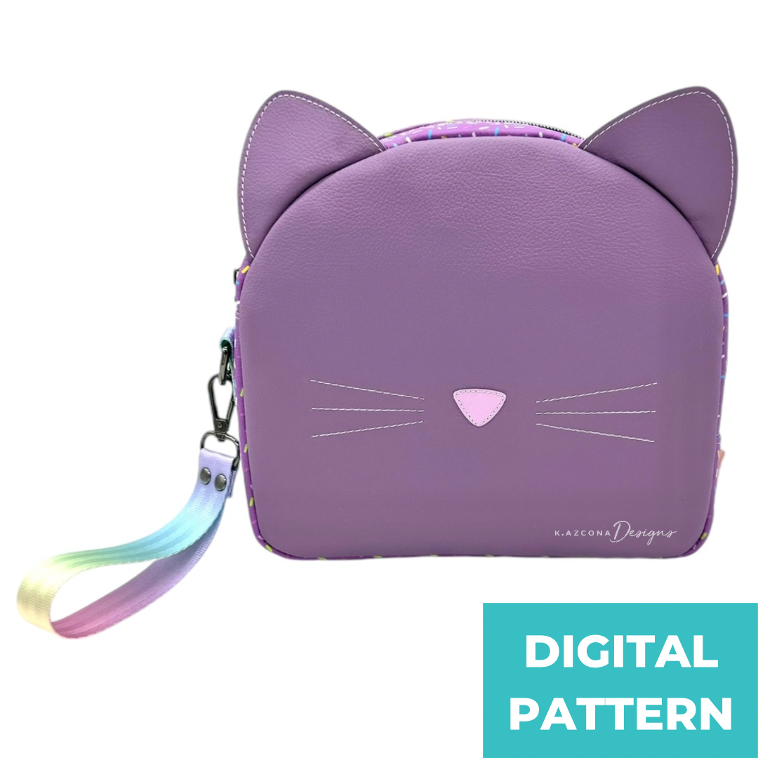 Zip-Purr Pouch Sewing Pattern – K.Azcona Designs